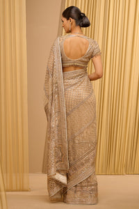 Otherworldly Architecture Inspired Classic Saree