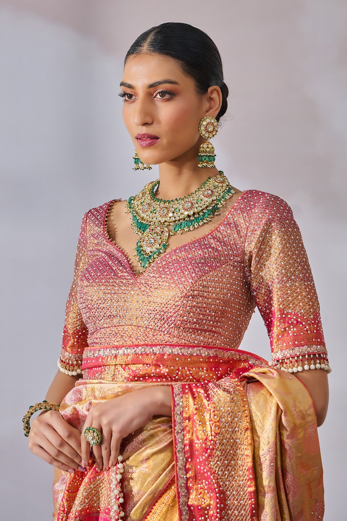SOL Blouse Saree